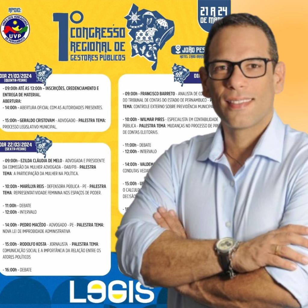 Pernambucanos são destaque no Congresso Regional de Gestores Públicos ...