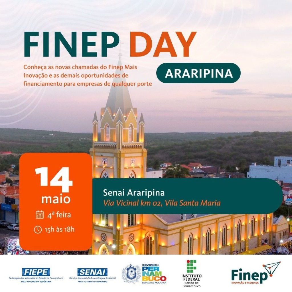Finep Day apresentará opções de financiamento a projetos de inovação em ...